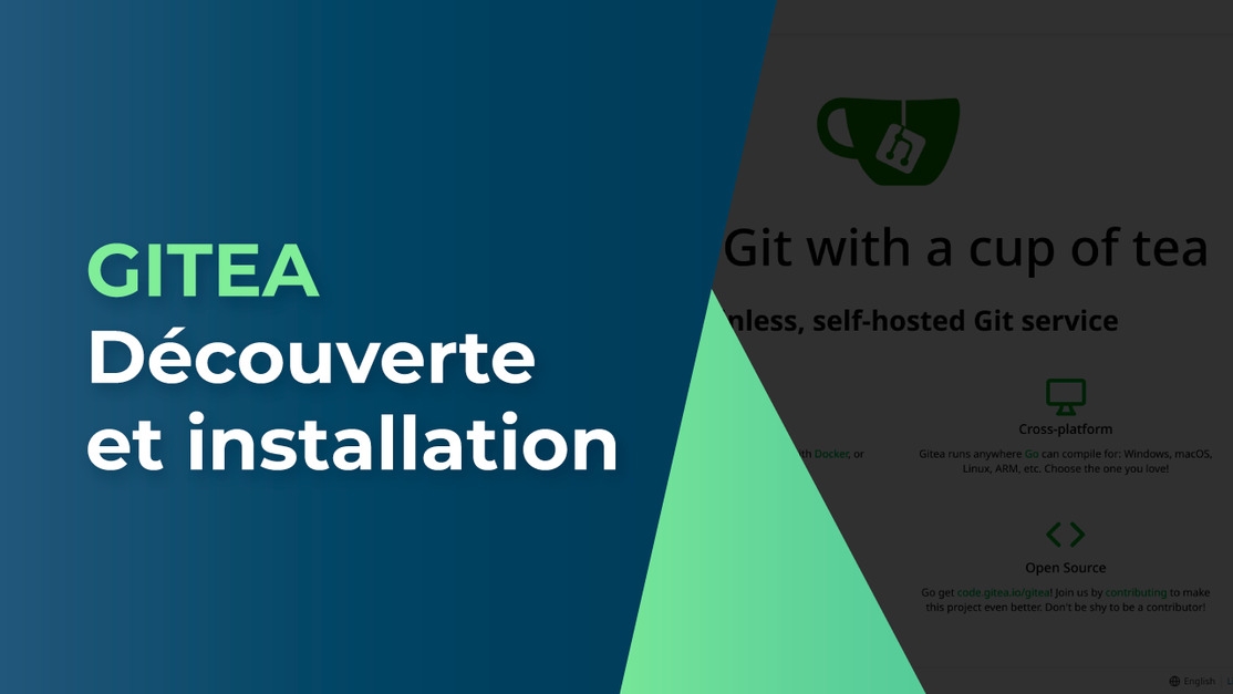 Découverte et installation de Gitea, une alternative à Gitlab ultra rapide et super légère ...